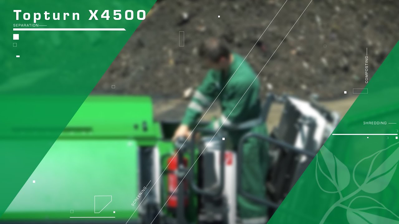 Compost turner Komptech Topturn X4500: Maintenance | LECTURA Press