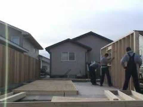 How to Build a Garage in Under 4 Minutes - YouTube