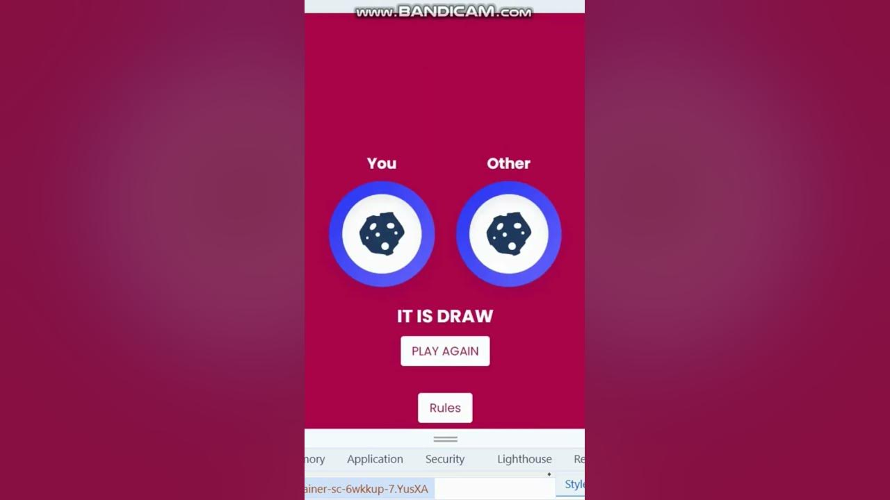 Rock Paper Scissor Game Using React Webdevelopment Webdesign React Youtube