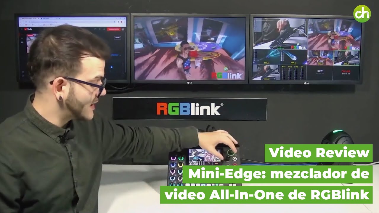 Video Review Mini-Edge - Mezclador de video All-In-One de RGBlink ...