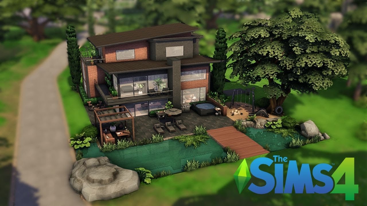 MCM SUMMER HOUSE ☀️🌻The Sims 4 Stop Motion - YouTube