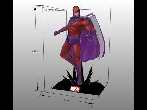 Magneto de papercraft - YouTube