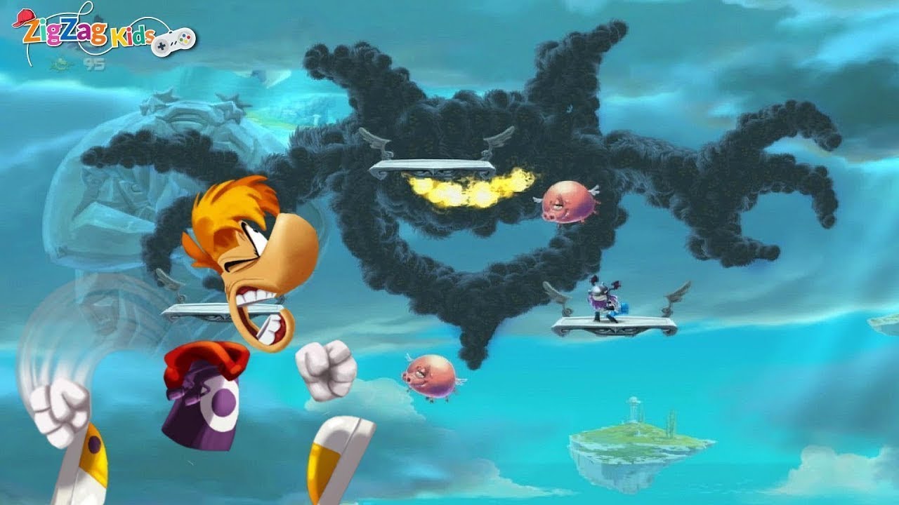 Finish!!! - Rayman Legends - The Final boss - A Cloud Of Darkness - YouTube