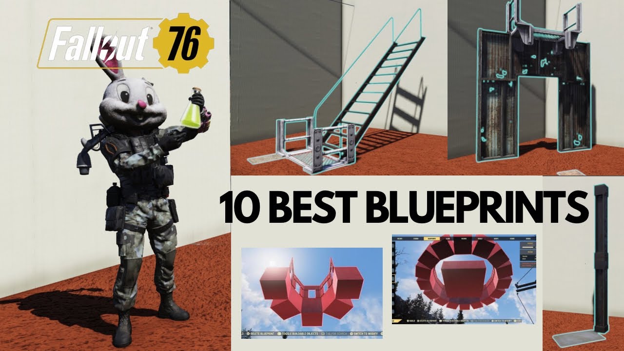 10 Best Blueprints to Use in CAMP Building on Fallout 76 (in my humble ...