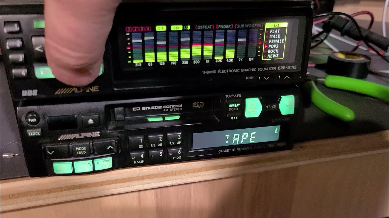 Alpine ERE-G145 & TDM-7532j - YouTube