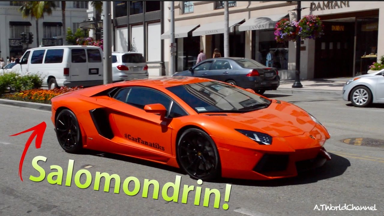 Salomondrin Spotted Driving His Lamborghini Aventador Back Then! - YouTube
