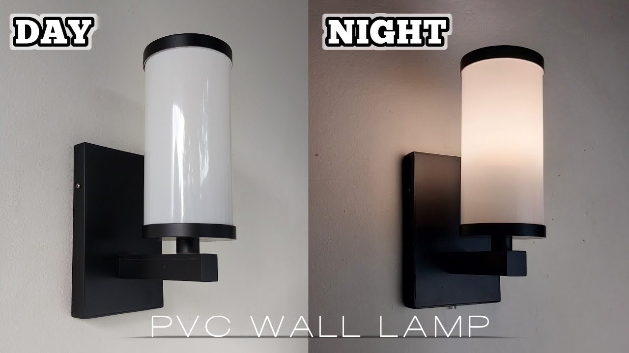 Wall Lamp Decoration Ideas | Simple and Easy PVC Pipe Projects - YouTube