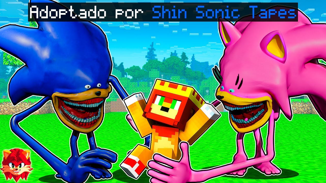 Adoptado por SHIN SONIC TAPES en Minecraft! 😱😈 - YouTube