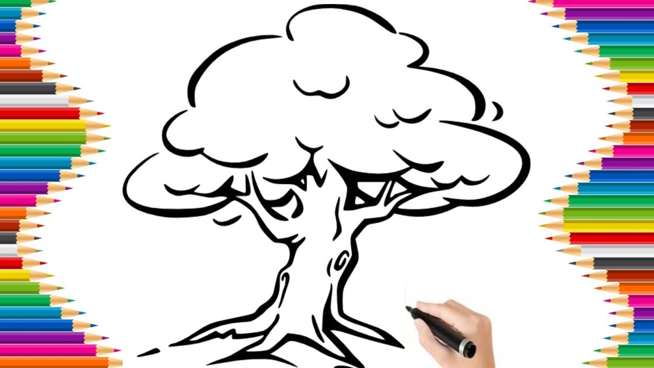 **🌳 Fun & Easy Tree Drawing Tutorial for Kids! | Step-by-Step Art ...
