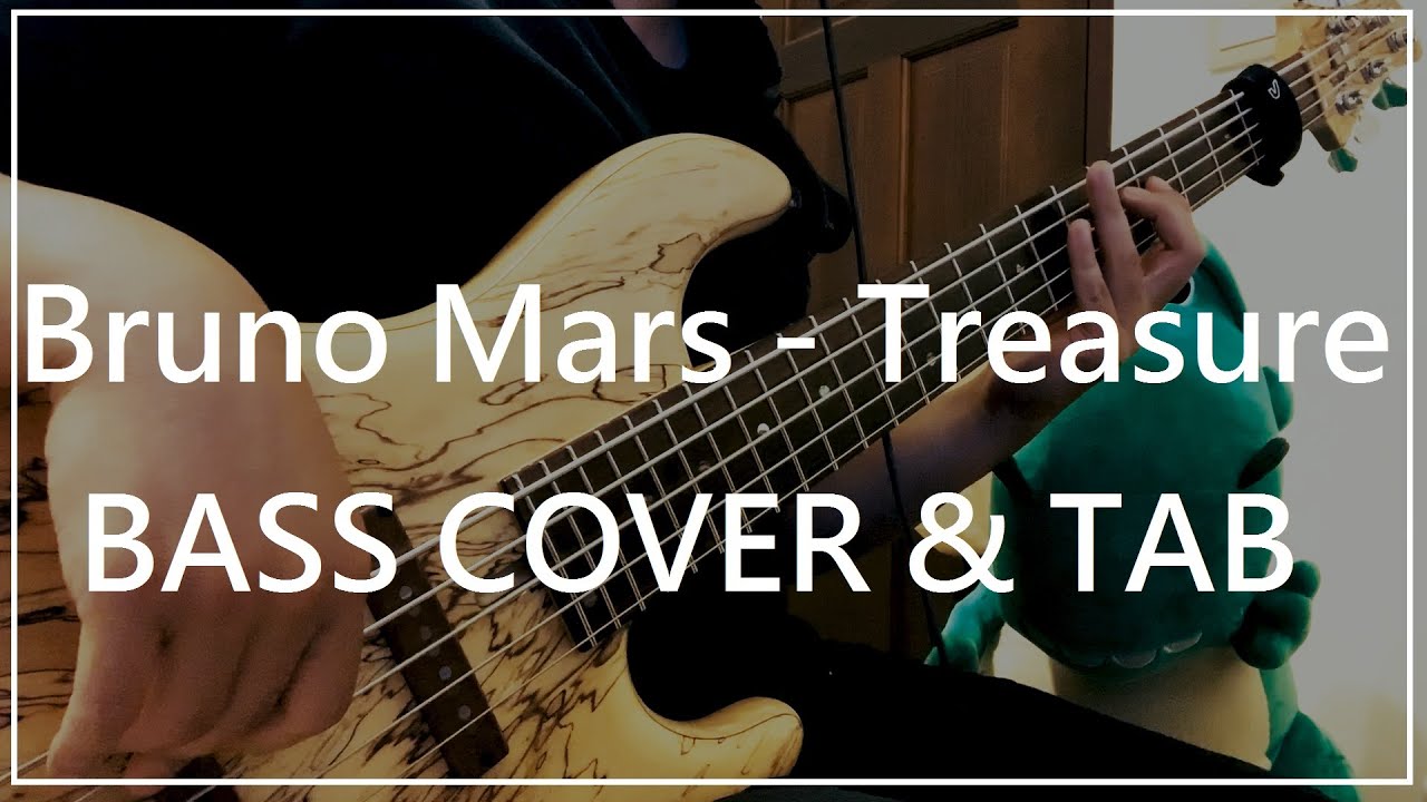Bruno Mars - Treasure (Bass cover & Tab) #033 - YouTube