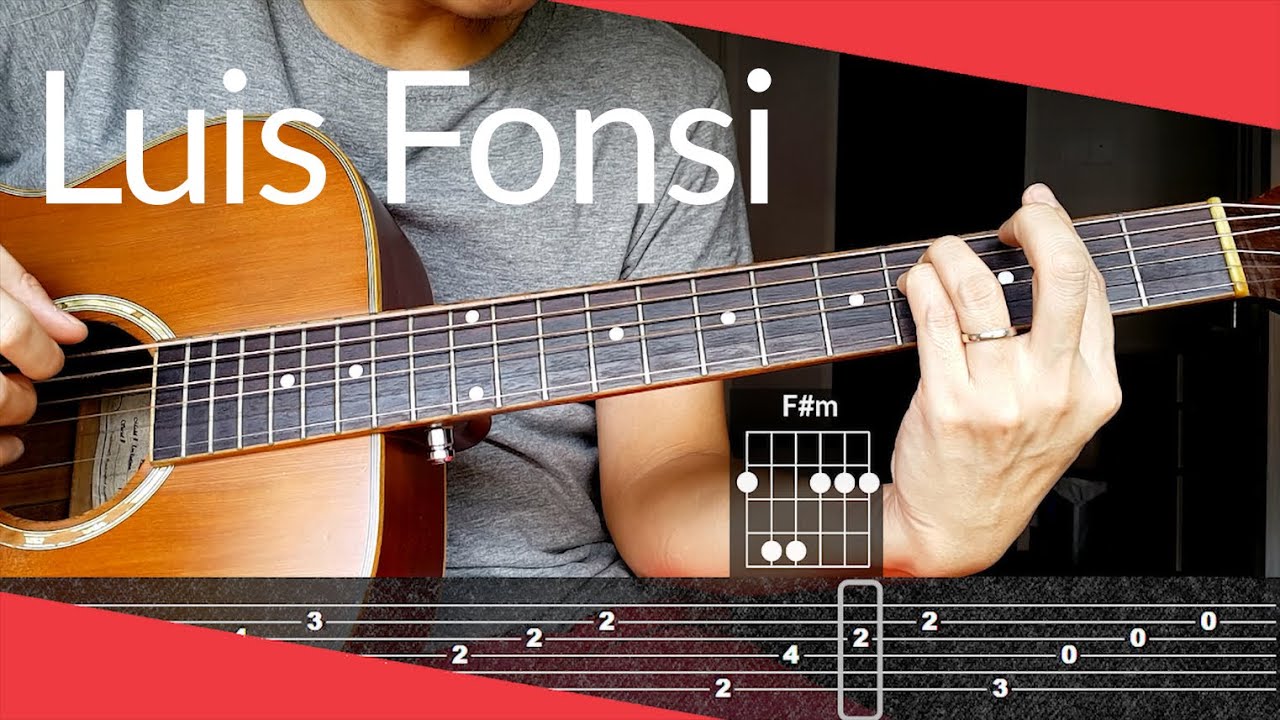 Sway (Luis Fonsi) Guitar Tutorial // Tab and Chords - YouTube