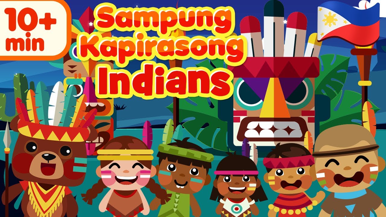 Ten Little Indians in Filipino | Awiting Pambata Nursery Rhymes & Songs ...