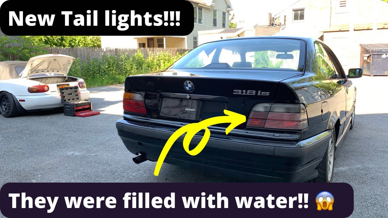 Replacing Bmw E36 Coupe Tail Lights - YouTube