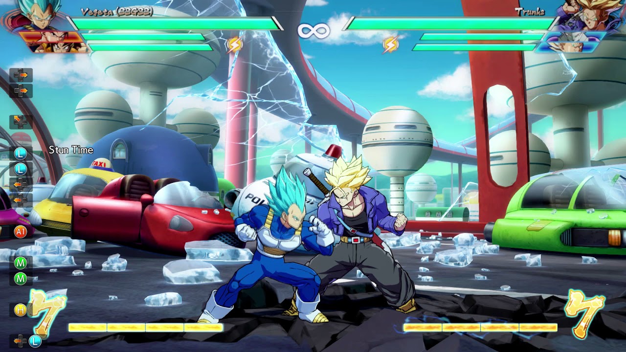 Vegeta combos and block strings - YouTube