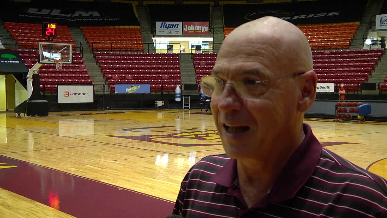 ULM Basketball FIrst Practice of the Season - YouTube