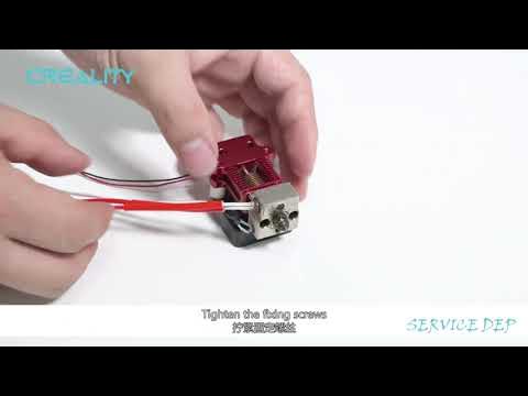 Service tutorial CR 5 Pro H replace heating tube - YouTube