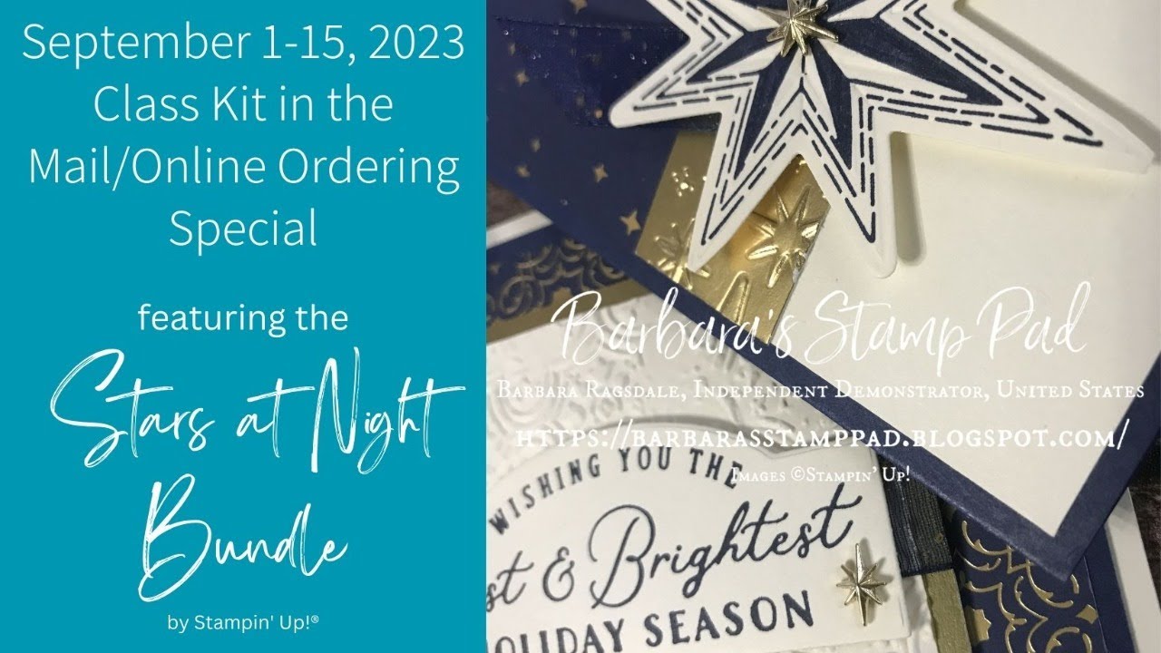 September 1-15, 2023 Class Kit in the Mail-Stars at Night Bundle - YouTube