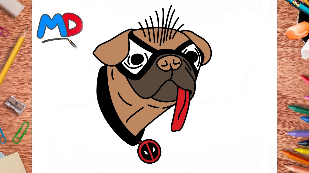 HOW TO DRAW DOGPOOL - YouTube