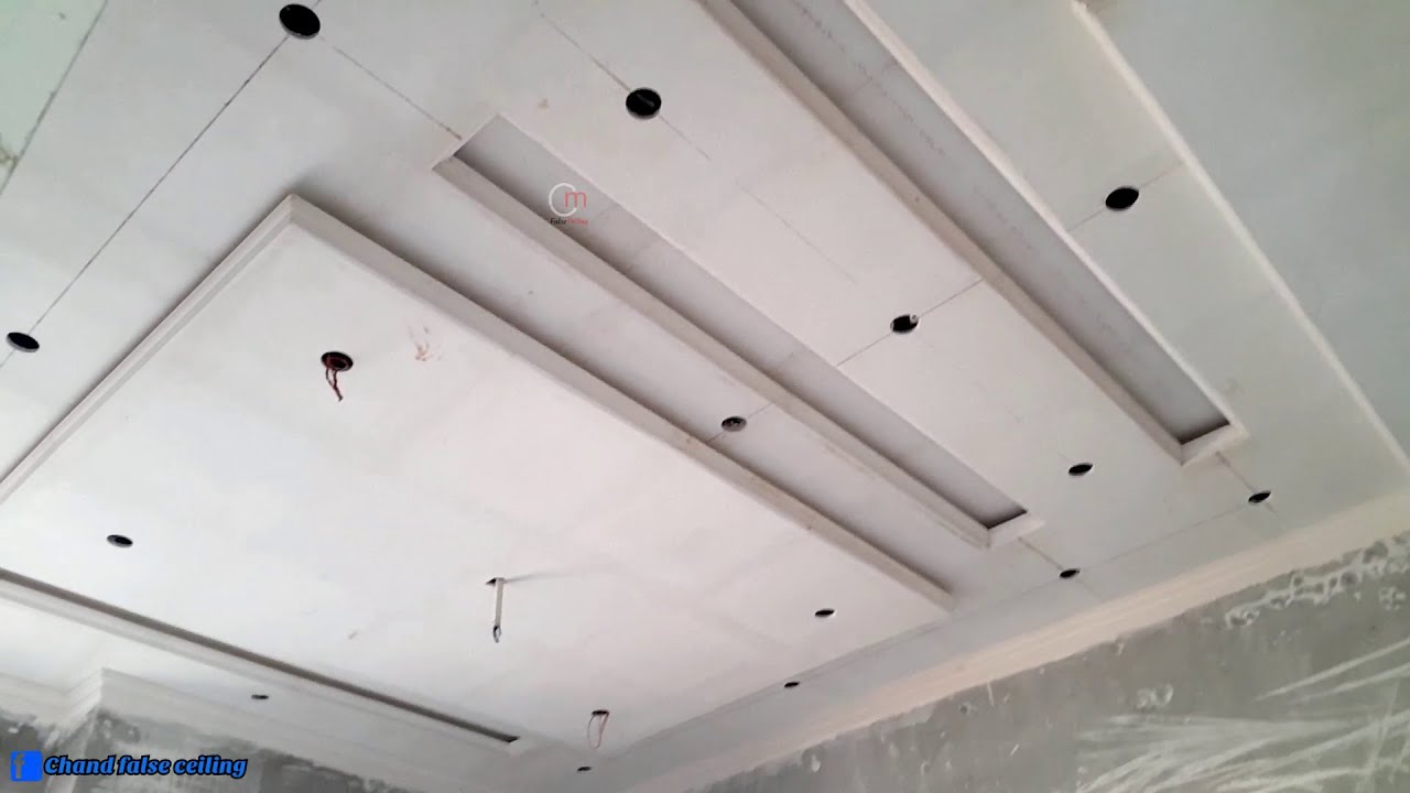 Latest 2 simple bedroom fall ceiling designs | Gypsum fall ceiling ...