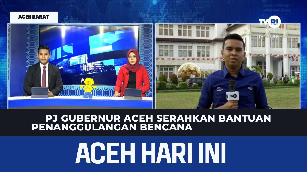 Live Reporter TVRI Aceh Basyar Terkait PJ Gubernur Aceh Serahkan ...
