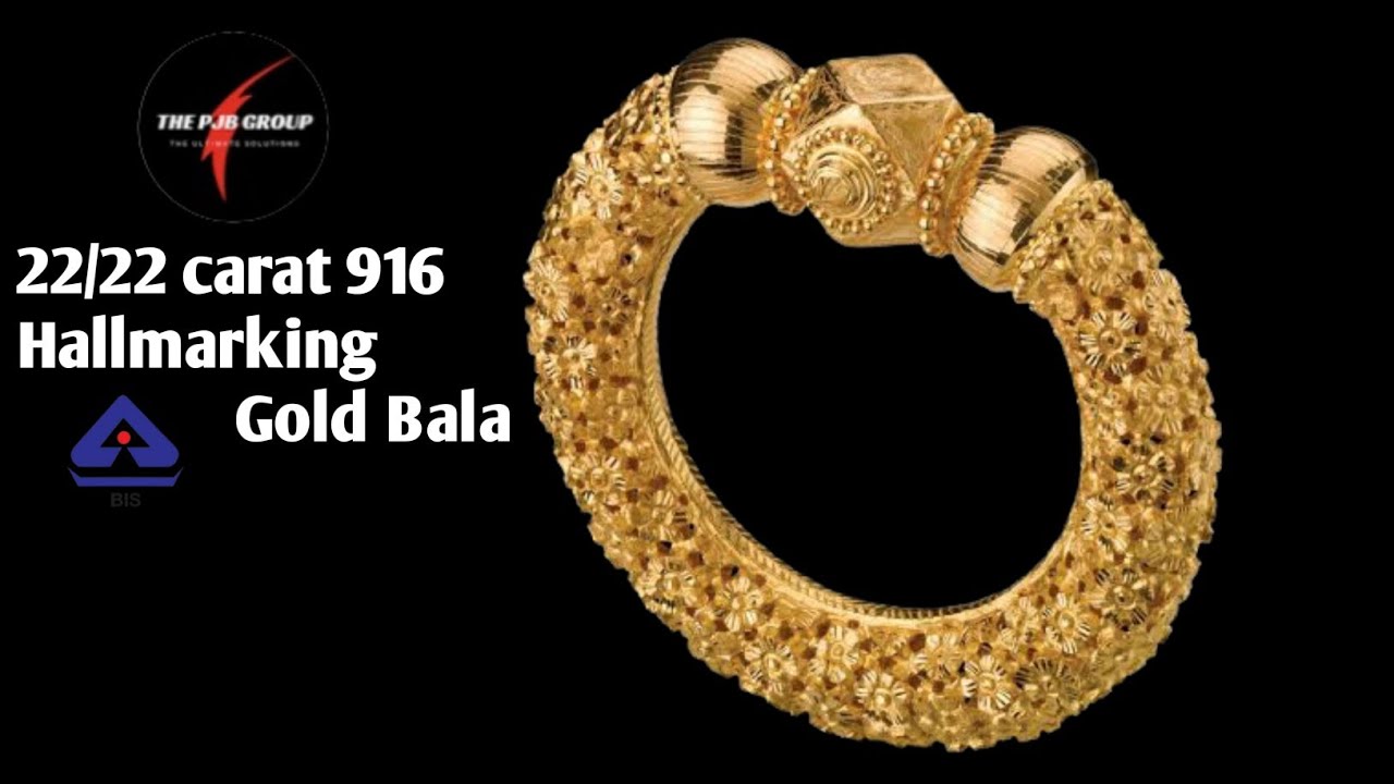 Bengali 22k Gold Bala latest design 2022|The Pjb Group - YouTube