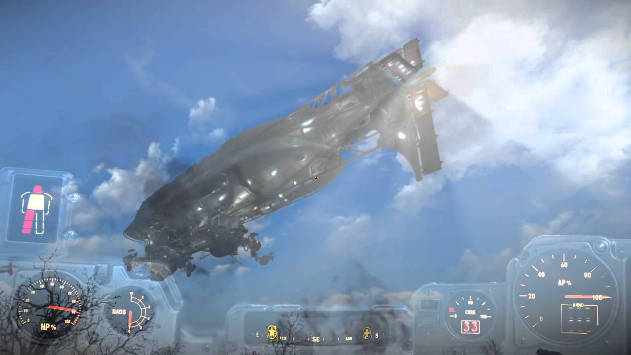 Fallout 4 Prydwen fly over - YouTube