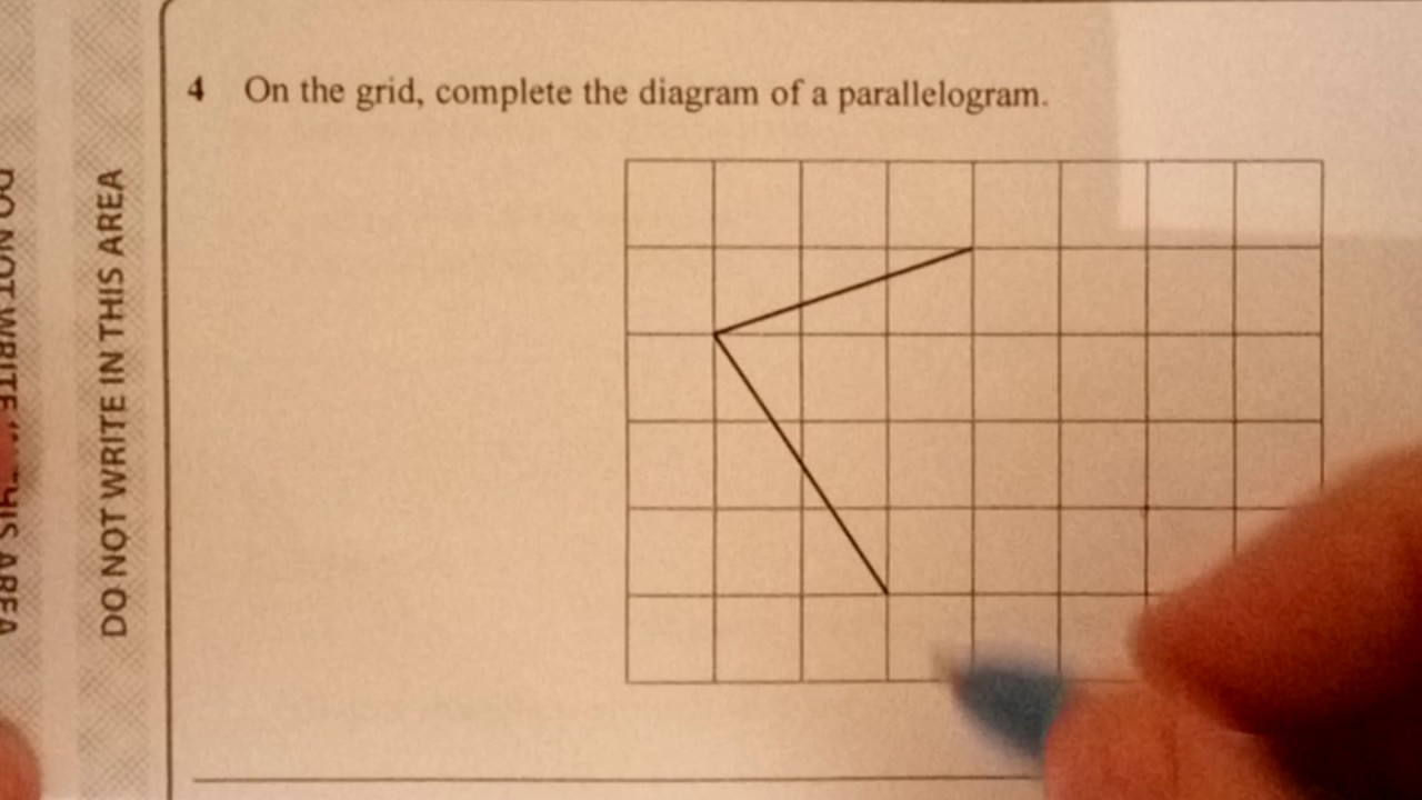 Drawing parallelograms. Foundation New GCSE (9-1) Calculator Exam ...