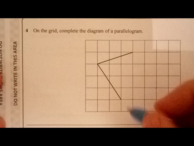 How To Draw A Parallelogram On Graph Paper