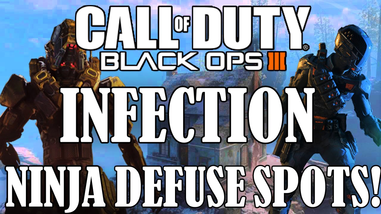 BO3 Hiding Spots - Infection Ninja Defuse Spots! (Black Ops 3 Tips ...