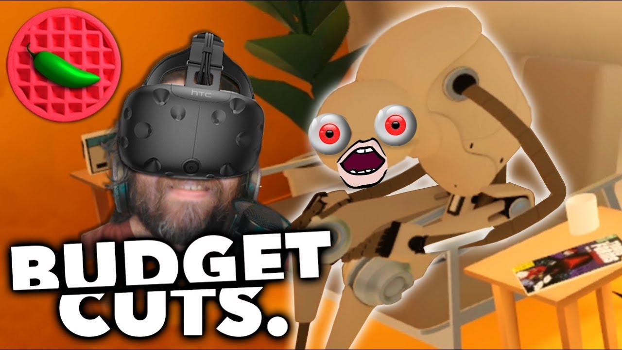 EXCITING VR ROBOT OFFICE ESCAPE! -- Budget Cuts (HTC Vive VR Gameplay ...