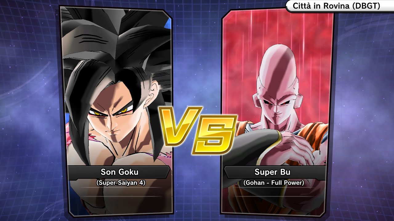 Xenoverse 2 - Requested match (PC): Goku Super Saiyan 4 vs Super Bu ...