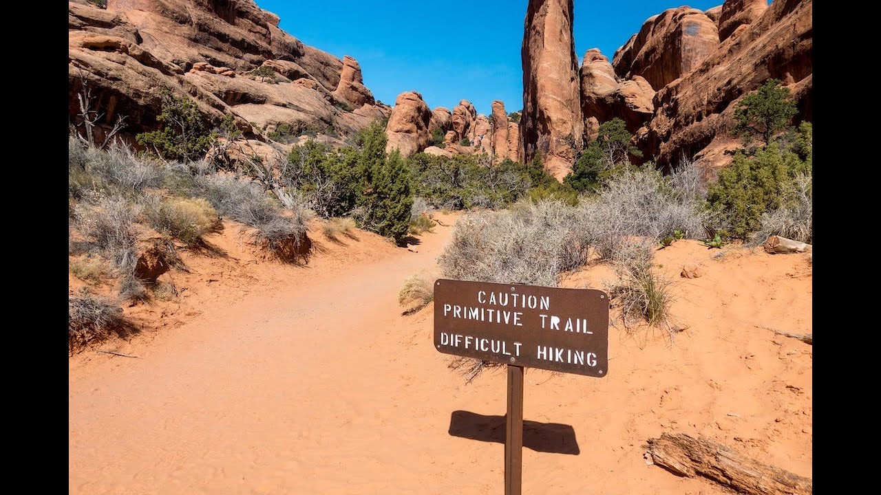 Devils Garden Primitive Trail - Arches National Park - YouTube