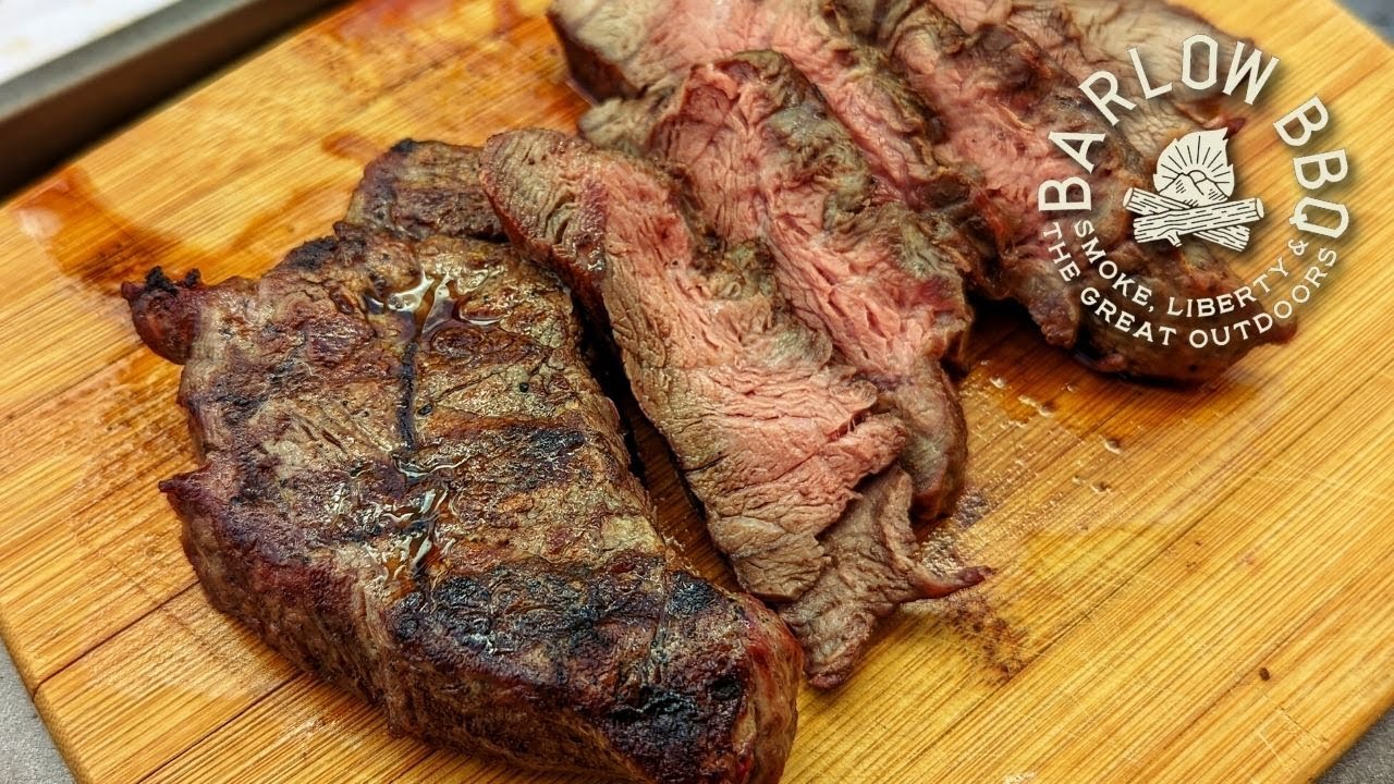 Grilled Flat Iron Steaks | Barlow BBQ 4K - YouTube