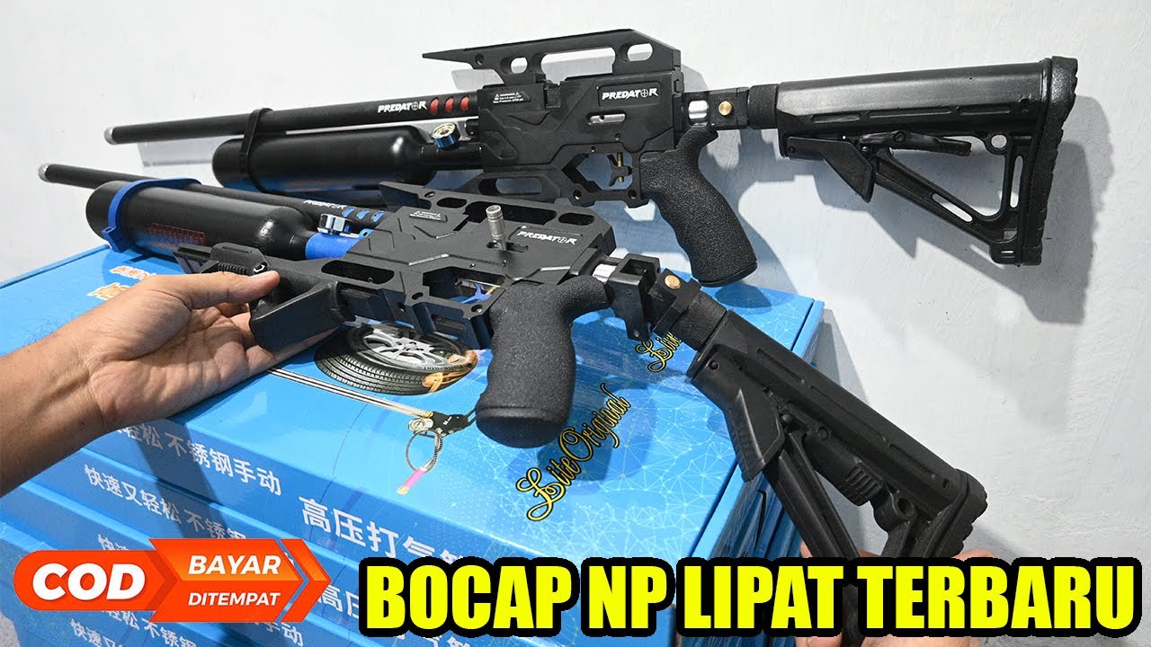 Harga senapan angin pcp bocap predator 500cc seri np lipat terbaru di ...