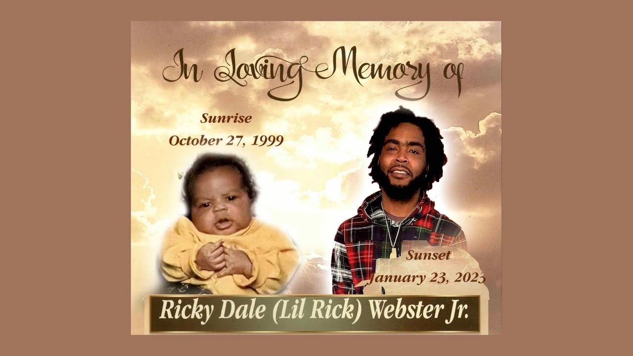 Ricky Dale Webster Jr 10/27/99 - 01/23/23 - YouTube