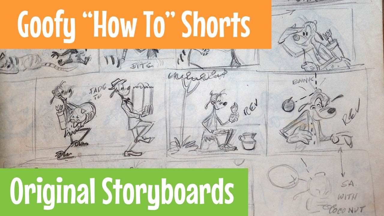 Never-Before-Seen Goofy! Lost "How To" Cartoons & Sketchbook Secrets ...