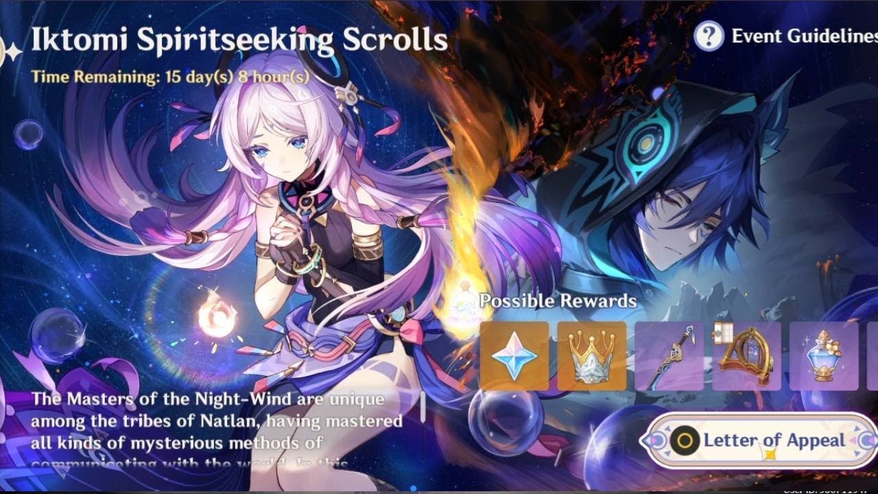 Genshin Impact Event: Iktomi Spiritseeking Scrolls - YouTube