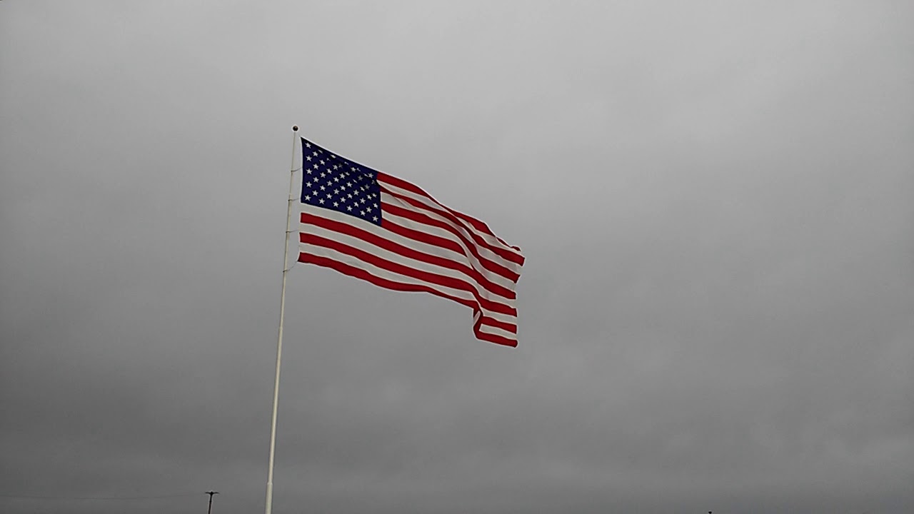 The biggest American flag standing straight - YouTube