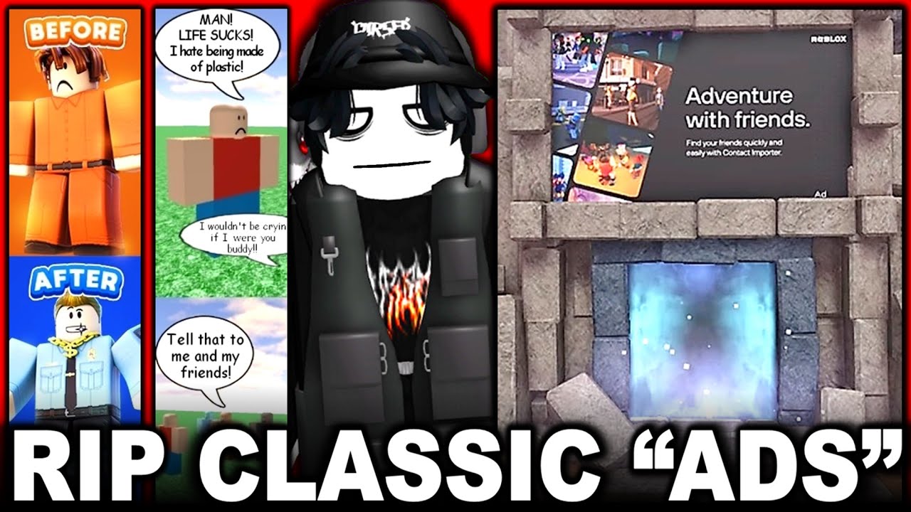 A good roblox update that could turn bad? (RIP Classic Website Ads ...