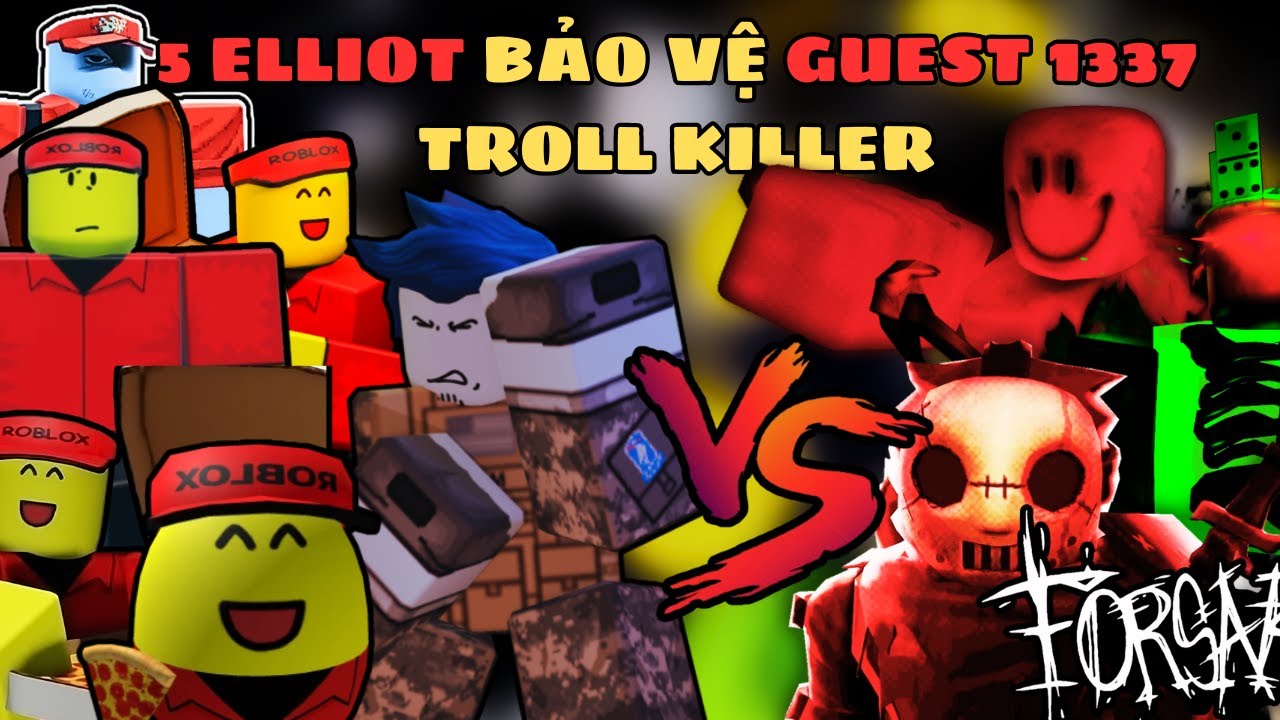KILLER KHÔNG THỂ CHẠM VÀO GUEST 1337 KHI CÓ 5 ELLIOT BẢO VỆ TRONG ...