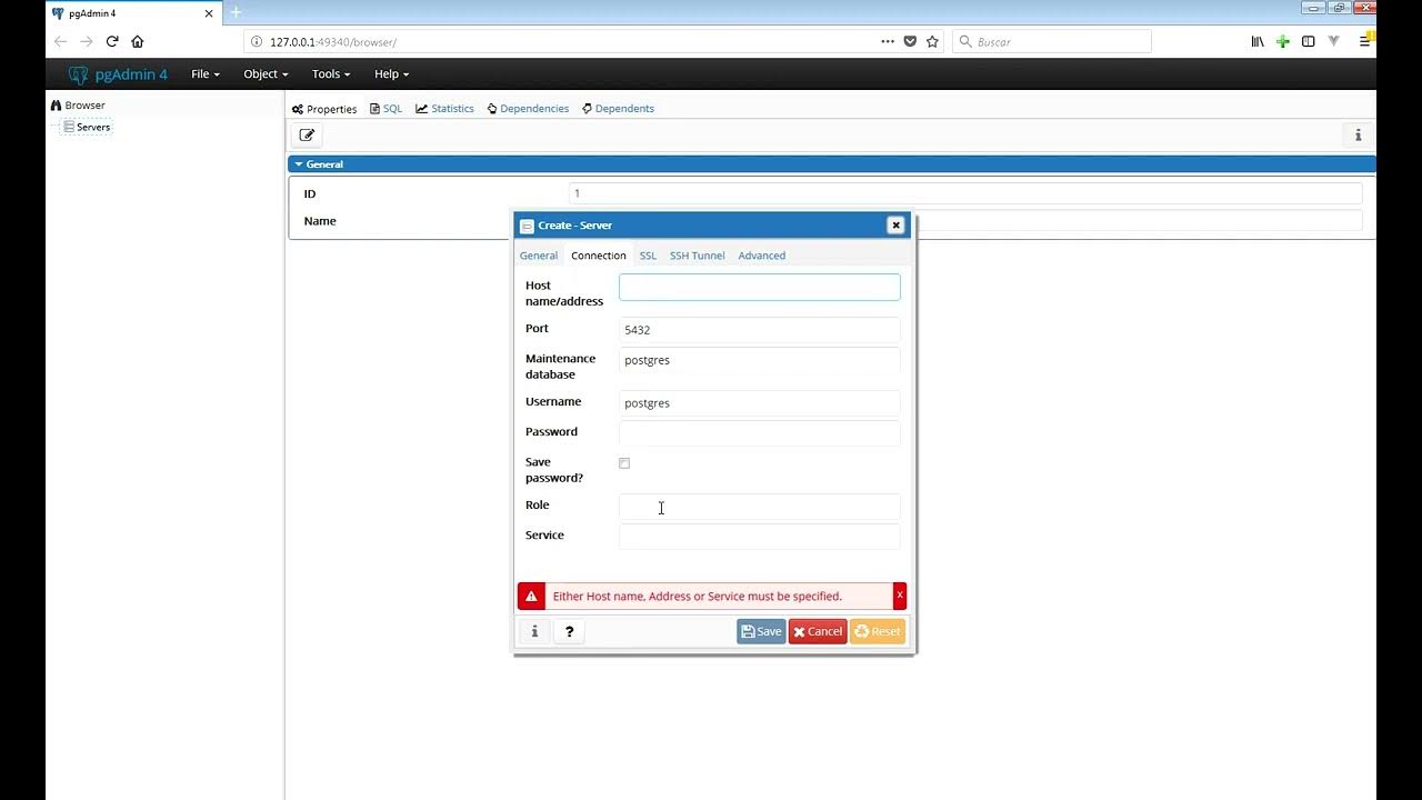 pgAdmin: Conexión a una base de datos - YouTube