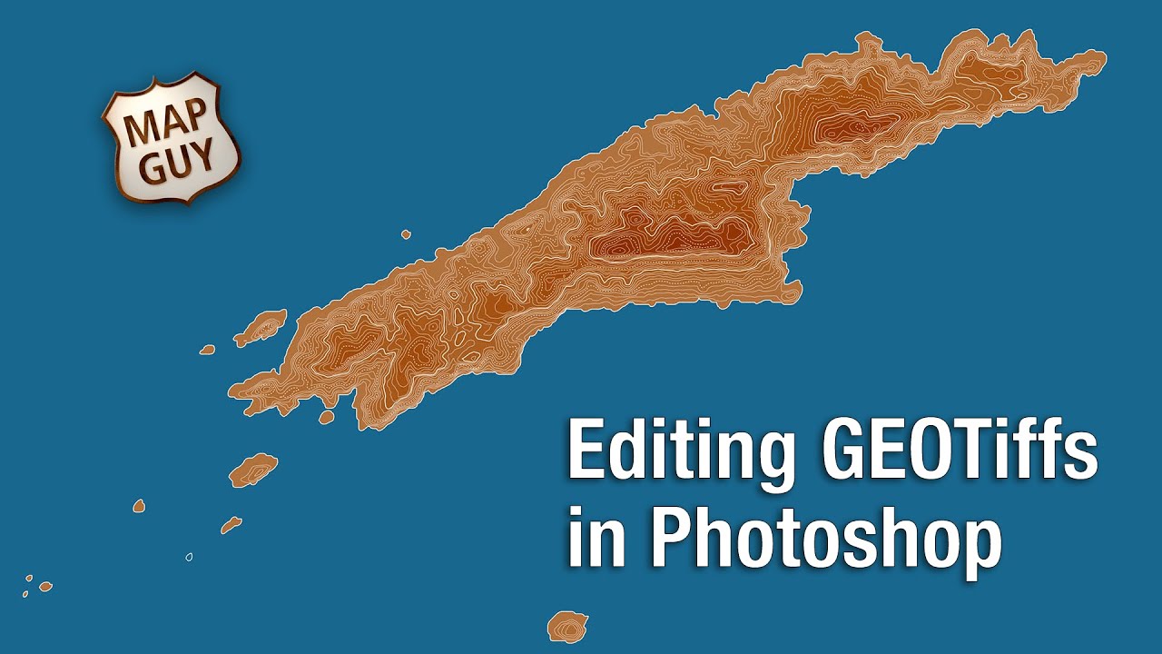 Editing GEOTiffs in Photoshop - YouTube