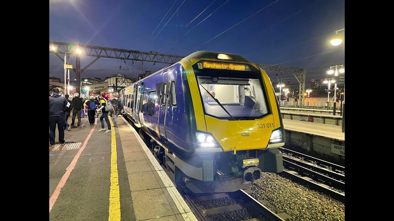 Northern 331 Trains - Blackpool North to Bolton Rail Ride - YouTube
