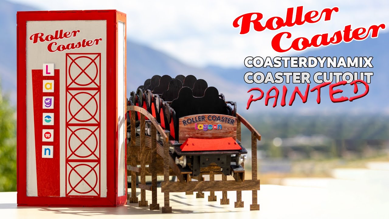 Assembling and Painting the GCI Millennium Flyer Coaster Cutout as ...