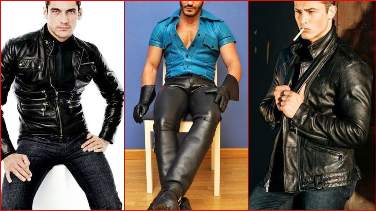 Advanced and adorable collection of leather outfits for boys and men ...