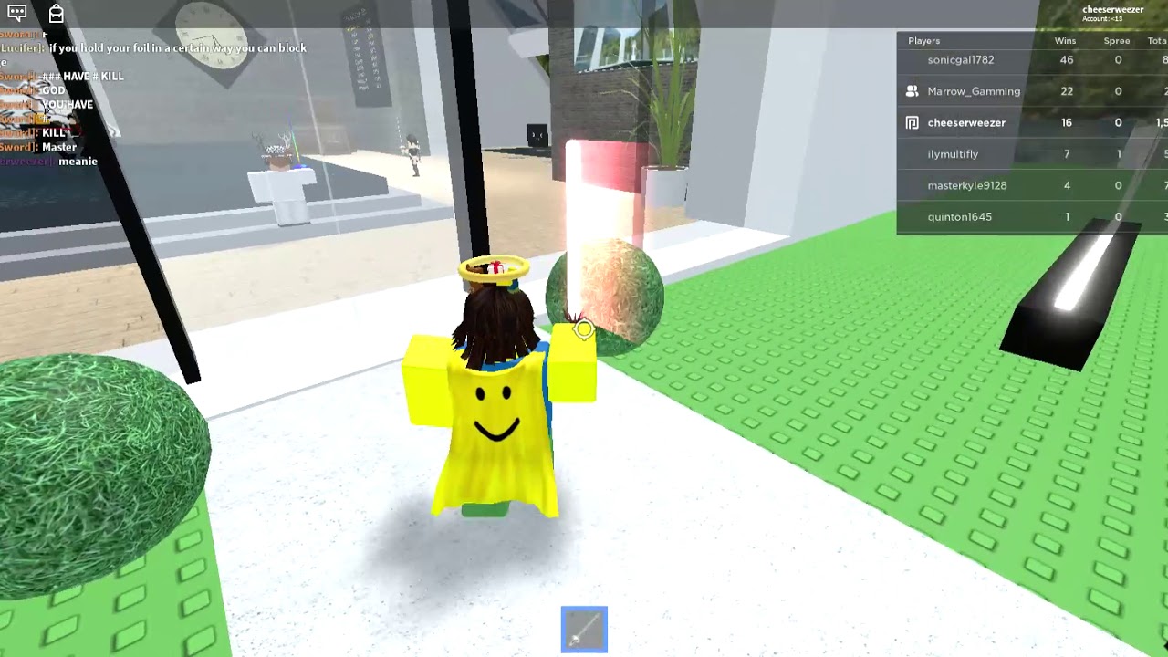 Roblox fencing :D - YouTube