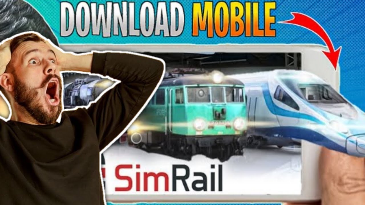 How to Play Simrail The Railway Simulator in Mobile | Best Train ...