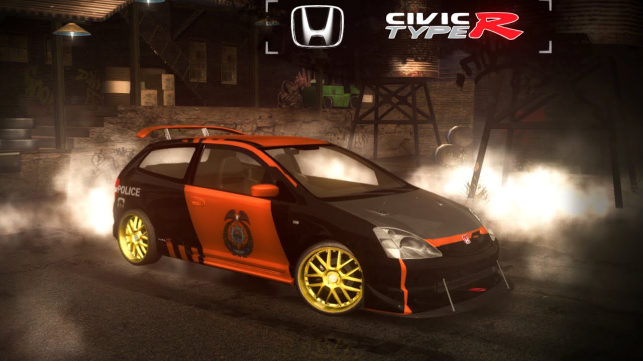 Civic Type R COP - Need For Speed Most Wanted 2005 - YouTube