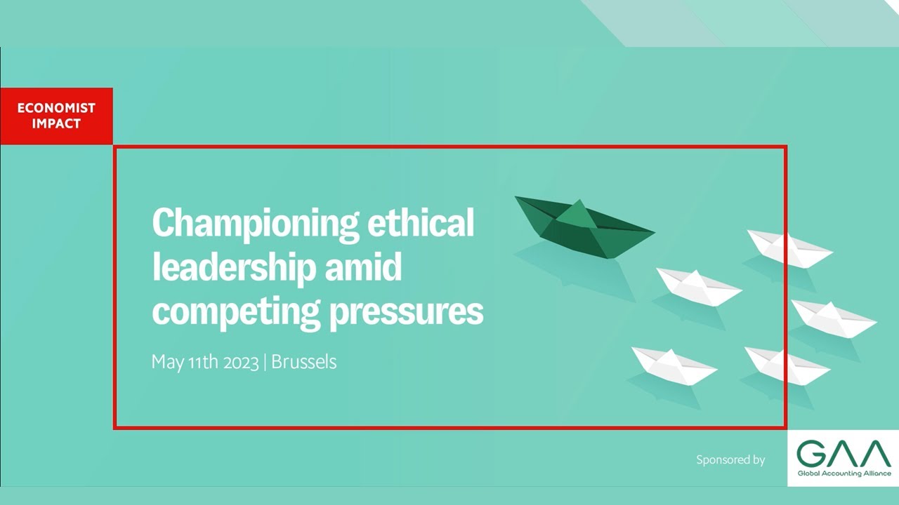 Championing ethical leadership amid competing pressures - YouTube