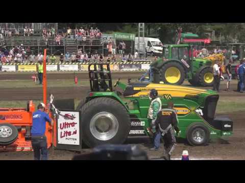Pro Stock 3,5t Euro Cup @ Made NL 2017 Tractor Pulling by MrJo - YouTube
